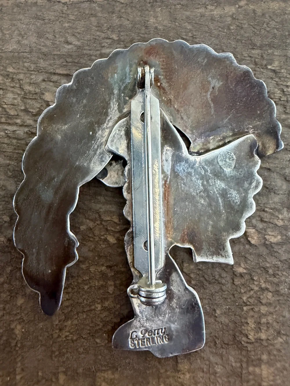 Jewelry | Vintage Native American Navajo Sterling Silver Eagle Dancer ...